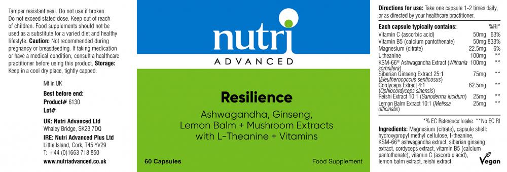 Nutri Advanced Resilience 60's - Nutri Advanced