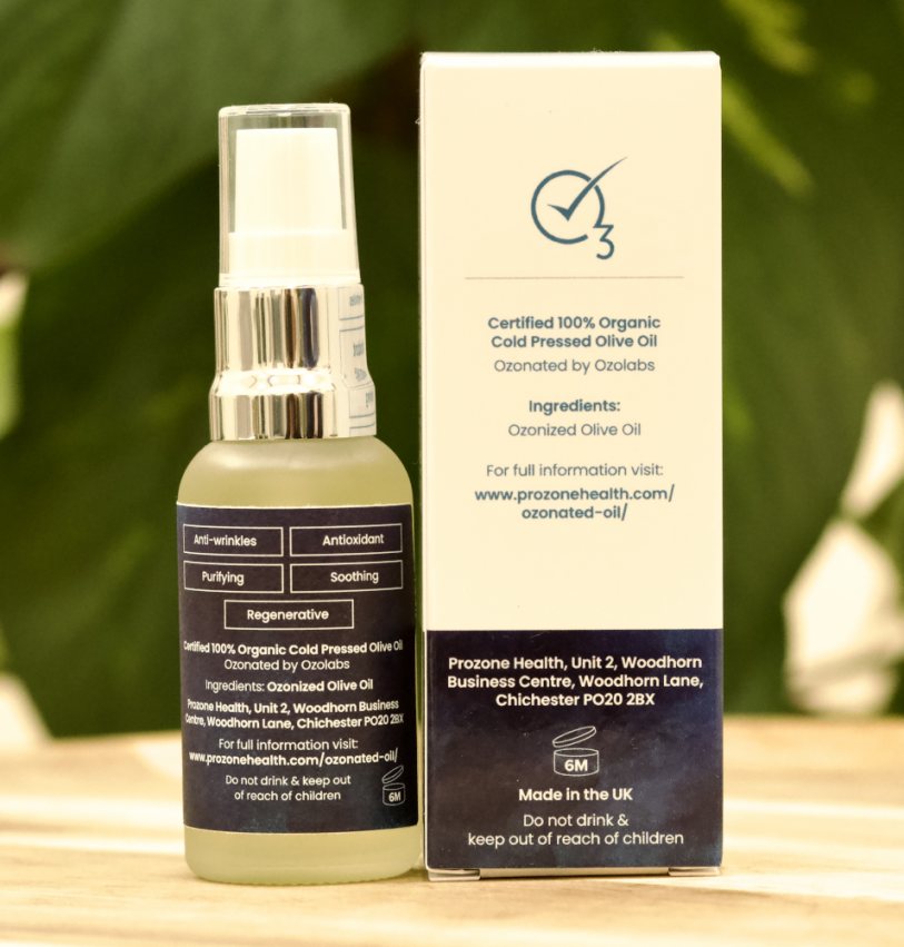 Prozone Health 100% Organic Cold-Pressed Ozonated Olive Oil 30ml ...